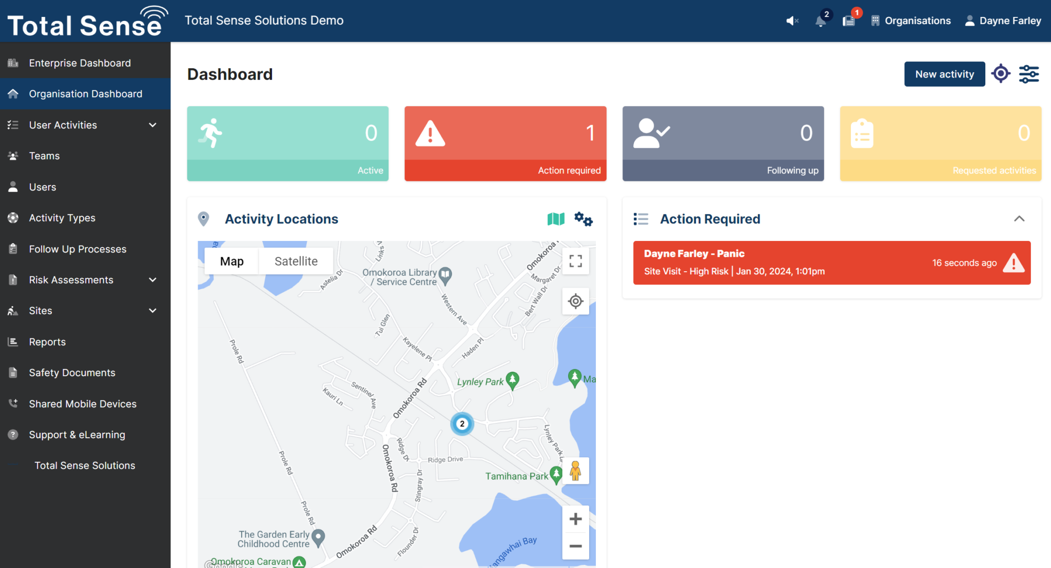 Total Sense Solutions | Lone Worker App Solution